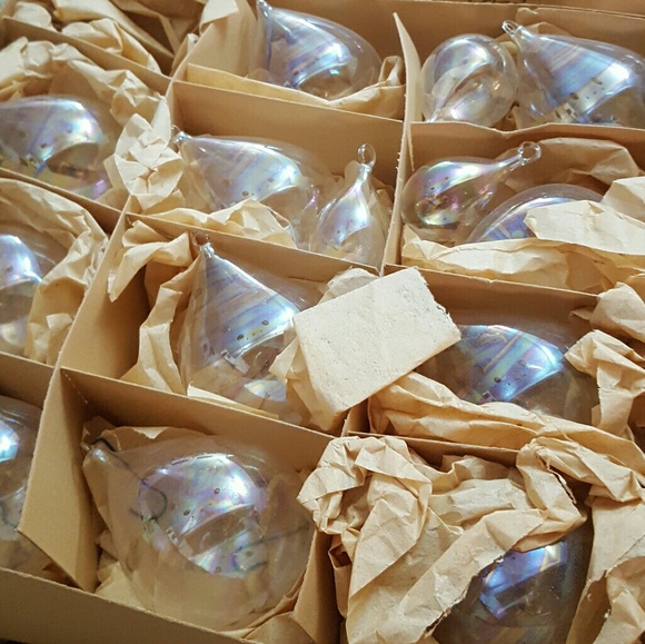 East Germany | Holiday | 94s Clear Christmas Bulbs East Germany Blown ...